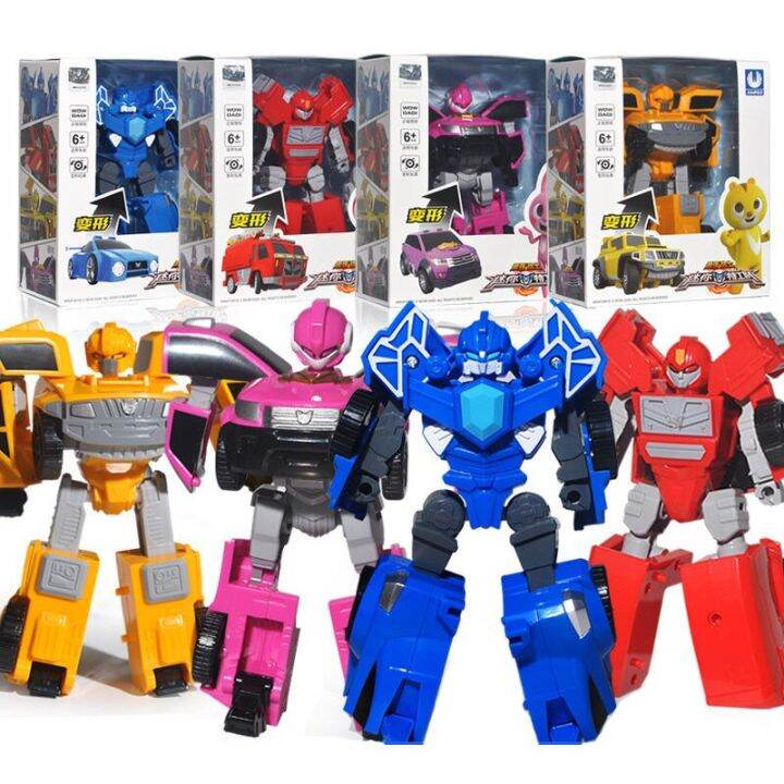2022 Mini Force Transformation Robot Toys Action Figures MiniForce X ...