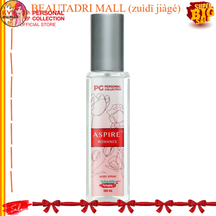 Original Aspire Body Spray Romance 100ml Personal Collection | Lazada PH