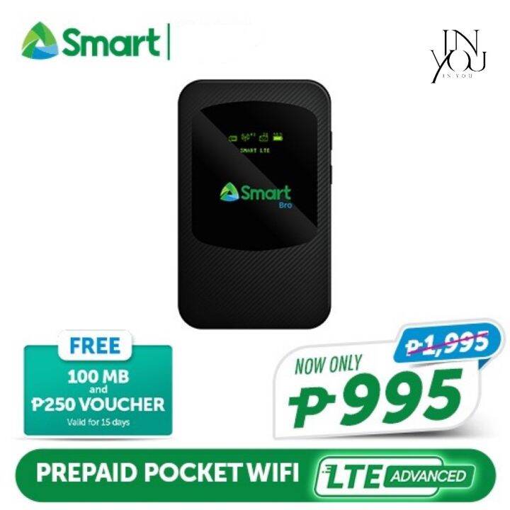 SMART Bro Prepaid LTE-A Pocket WiFi Advanced (Greenpacket-M2A) | Lazada PH
