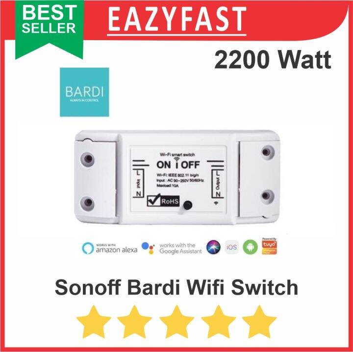 Sonoff Bardi Smart Home Breaker Relay IOT Saklar Switch Wifi Wireless ...