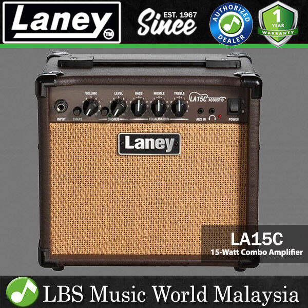 LANEY LA15C ACOUSTIC GUITAR AMP 15 WATT GUITAR AMPLIFIER | Lazada
