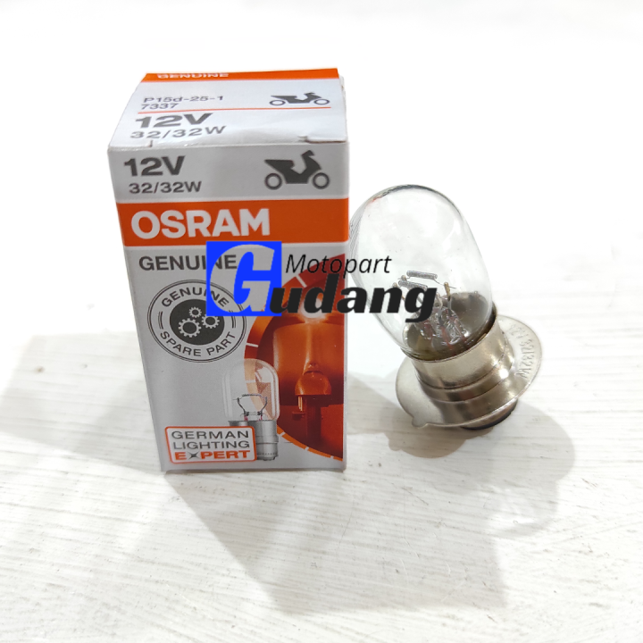 Osram Genuine Bohlam Halogen Lampu Depan Motor Bebek Matic H6 12v 100% ... Osram Genuine Bohlam Halogen Lampu Depan Motor Bebek Matic H6 12v 100% ...