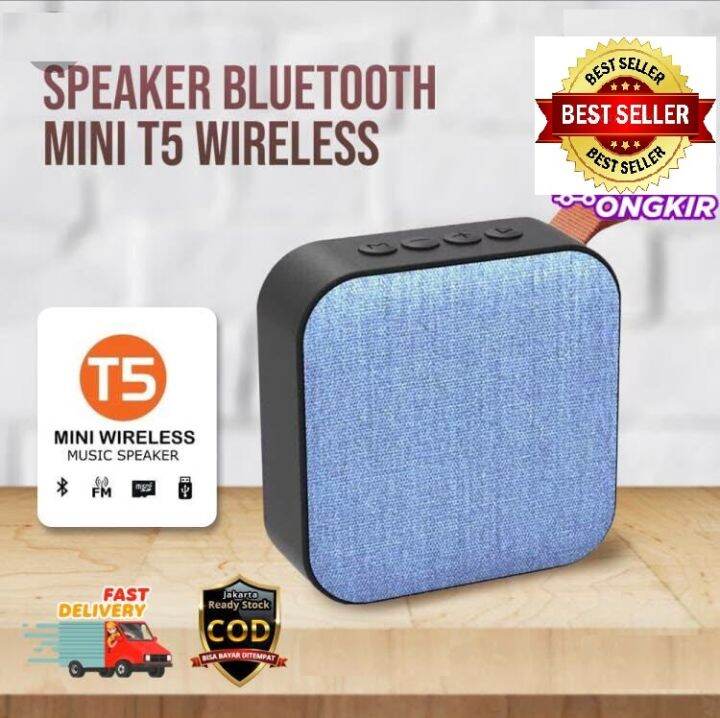 Speaker Bluetooth Speker Spekear Spiker Mini T5 Subwofer Super Bass ...