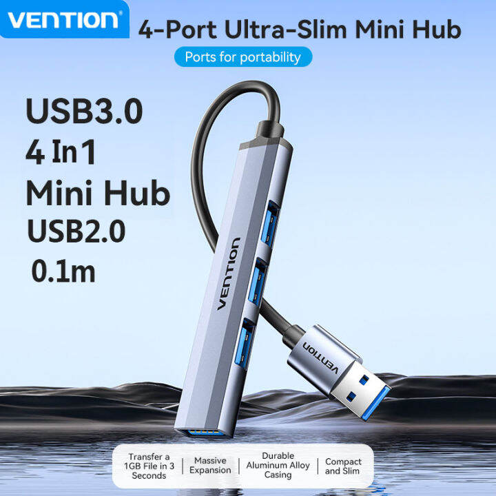 Vention USB 3.0 Hub USB Extension HUB Mini 4 Port USB 3.0 2.0 HUB for ...