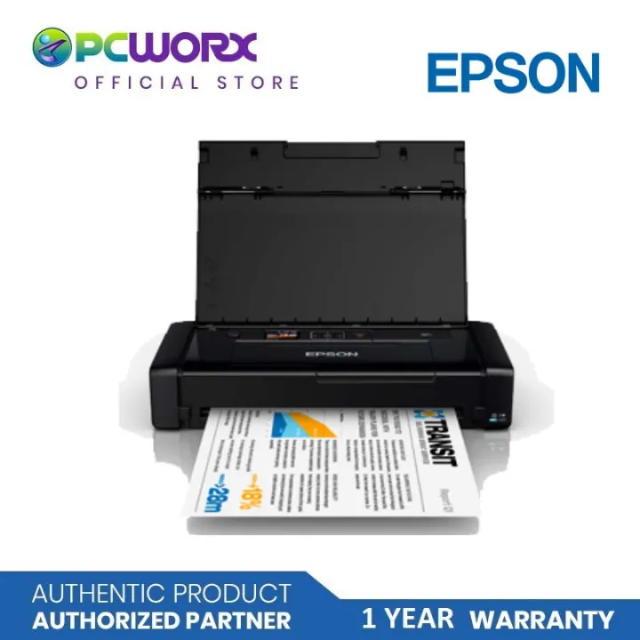 Epson WorkForce WF-100 Wireless Mobile Printer | Wi-Fi Inkjet Printer ...