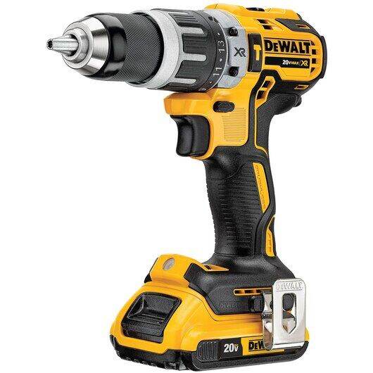 DeWALT DCD796D2 20V MAX* XR Lithium Ion Brushless Compact Hammerdrill ...