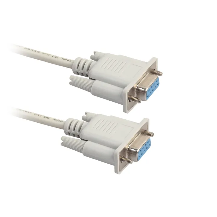 Universal 1.5/2.5/5M F/F Serial RS232 Null Modem Cable Female to Female ...