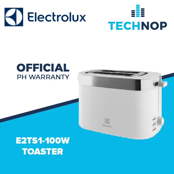ELECTROLUX E2TS1-100W TOASTER 2-SLICE WH | Lazada PH
