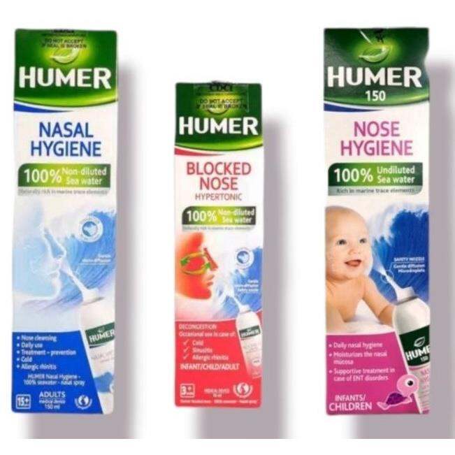 HUMER NASAL SPRAY - BLOCKED NOSE NOSE HYGIENE INFANTS CHILDREN | Lazada PH