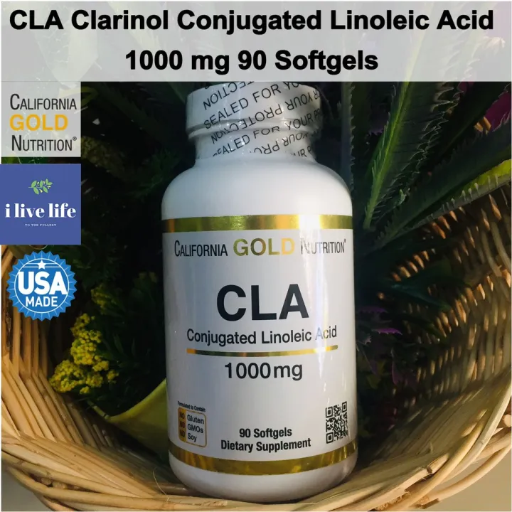 Clarinol Conjugated Linoleic Acid, CLA น้ำมันดอกคำฝอย 1000mg 90 ...