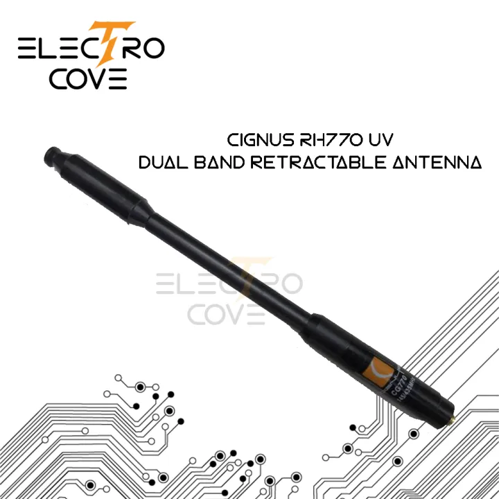 CIGNUS RH 770UV SMA-F DUAL BAND RETRACTABLE ANTENNA RH-770UV RH770 UV ...