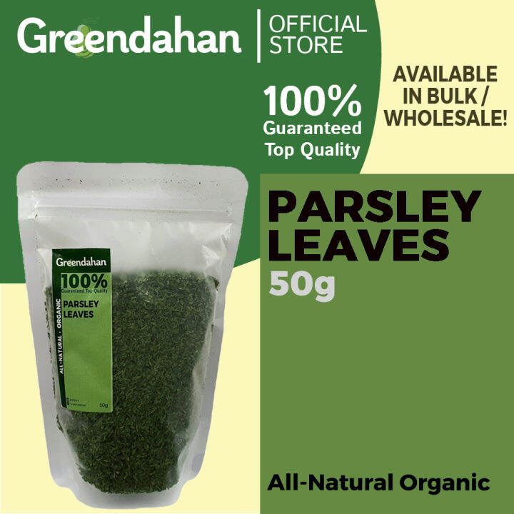 Greendahan Dried Parsley Leaves 50g - Organic Premium Quality Herb ...