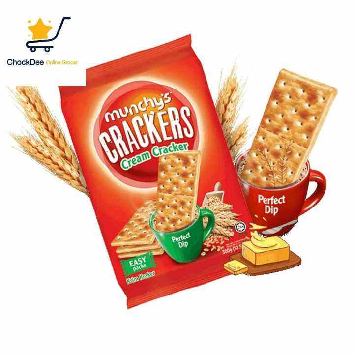 Munchy's Crackers Cream Cracker 300G | Lazada