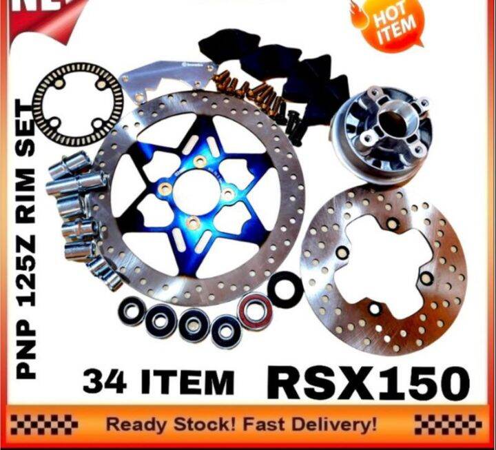 HONDA RS150 V1V2 RSX ABS PNP 125ZR SPORT RIM CONVERT SET 267 MM FULL ...