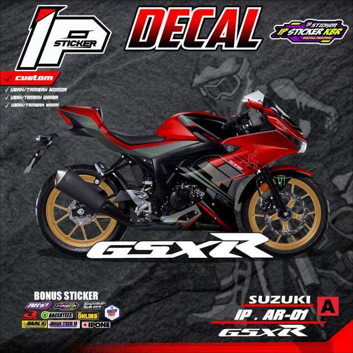 (cod) decal GSX R(kaki tiga) - sticker decal variasi full body list ...