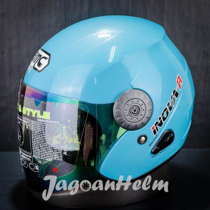 BMC Helm Inova-R SOLID LIGHT BLUE | Lazada Indonesia