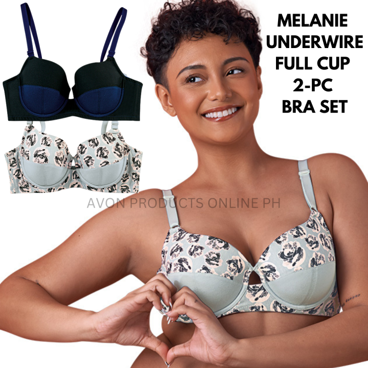 Avon Bra ¬ MELANIE Underwire Full Cup Bra Set | Lazada PH