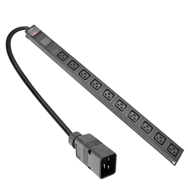 PDU Power Strip C19 output 10AC socket With current display meter C13/C20/UK/US/AU/Israel/EU ...