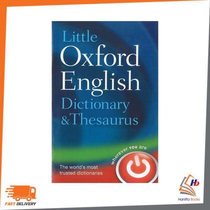 LITTLE OXFORD ENGLISH DICTIONARY & THESAURUS 9780199534814 | Lazada