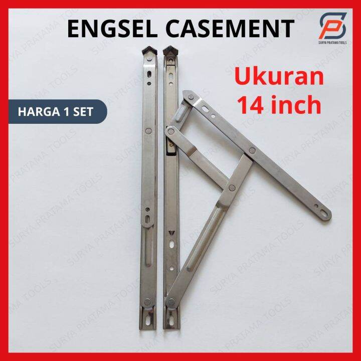 ENGSEL CASEMENT JENDELA ALUMINIUM 14 INCH INCI | Lazada Indonesia