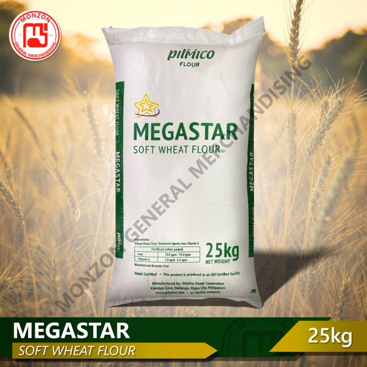Megastar Soft Wheat Flour 25kg | Lazada PH