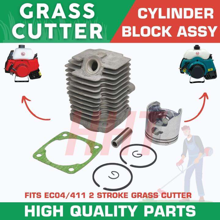 EC04 Fujihama CG411 MK411 Cylinder Block Assembly 2 Stroke Grass CutterAll Spare Parts HHT ...