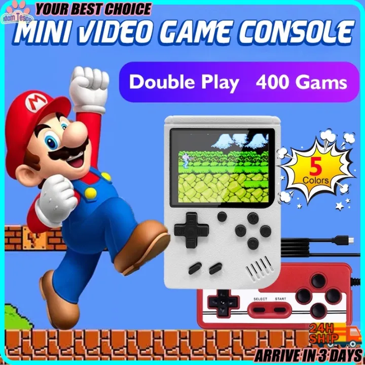 ☼2 Player Gameboy Handheld Game Player 400in1 Retro Classic Video Games ...