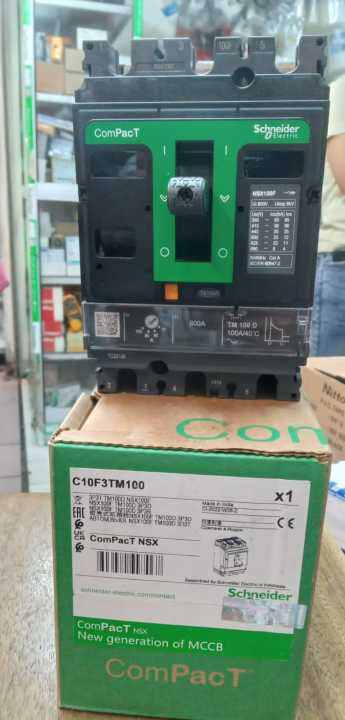 Schneider MCCB NEW NSX 100F 3P 100A TMD 36KA TMD C10F3TM100 | Lazada Indonesia