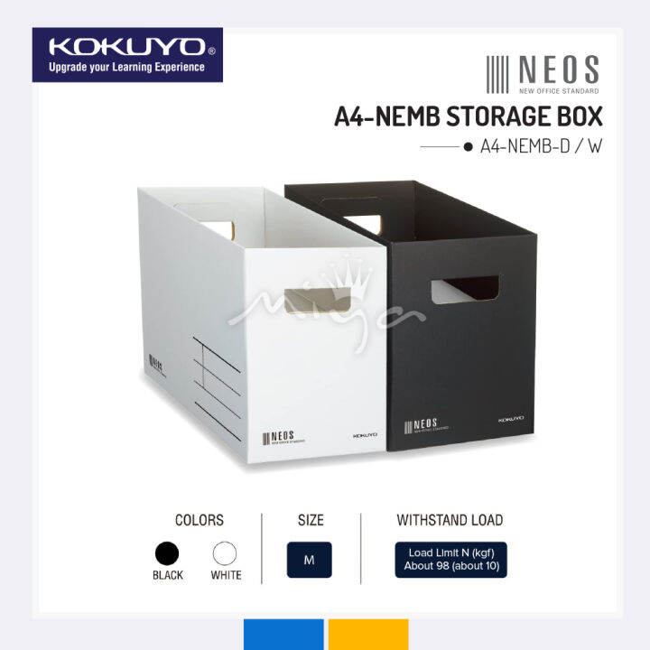KOKUYO NEOS A4-NEMB STORAGE BOX FILE | Lazada