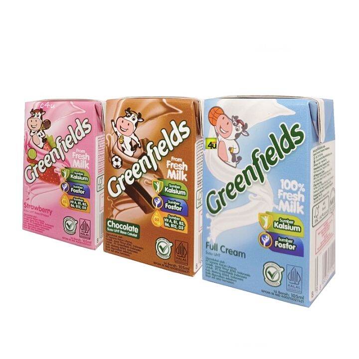 Greenfields - Susu UHT for Kids - 105 ml | Lazada Indonesia