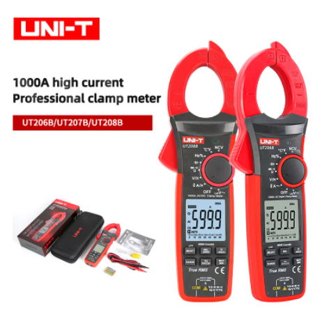 UNI-T UT206B UT207B UT208B Clamp Meter Amperimetrica VFC ไฟฟ้า ...