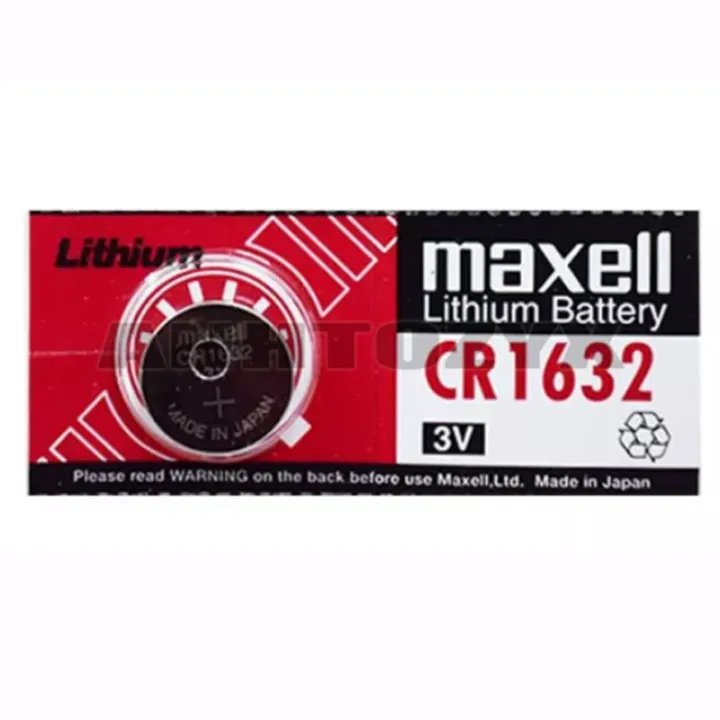 Maxell Lithium battery CR1632 CR-1632 L50, 1632, DL1632, BR1632 3v CR-1632-M (SOLD PER PC ...