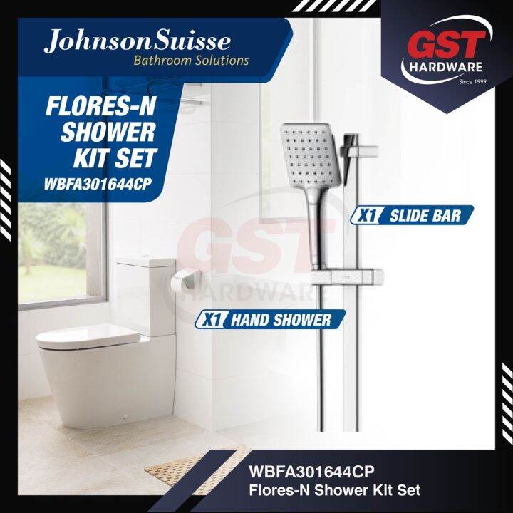 Johnson Suisse Shower Kit Set With Hand Shower Flores-N Shower Set ...