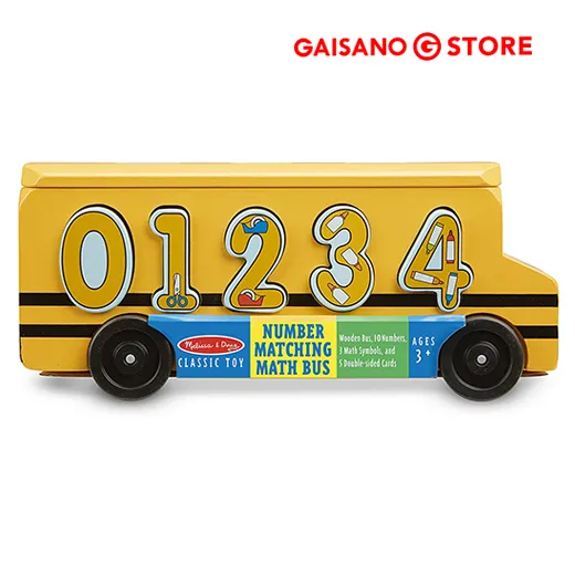 Melissa & Doug Number Matching Math Bus | Lazada PH