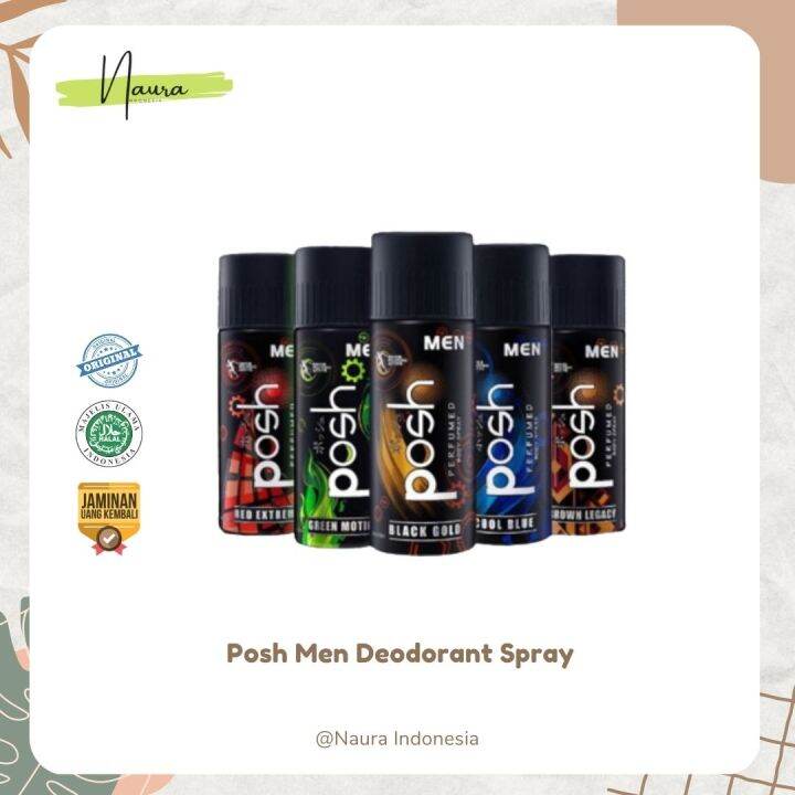 Posh Men Body Spray 150ml - 5 Varian | Lazada Indonesia