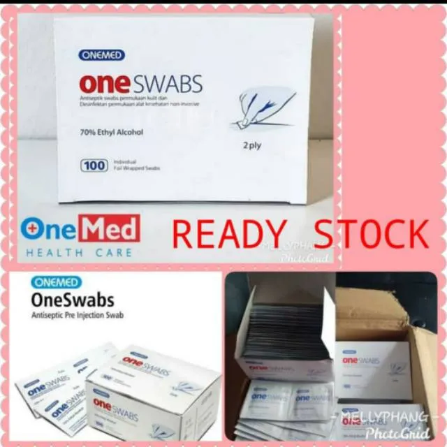 Alcohol Swab One Med/ One Swabs tissue alkohol antiseptik 100 ps ...