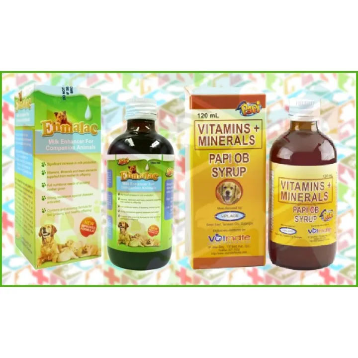Enmalac Milk Enhancer or Papi OB Syrup Pre and Post Pregnancy Vitamins ...