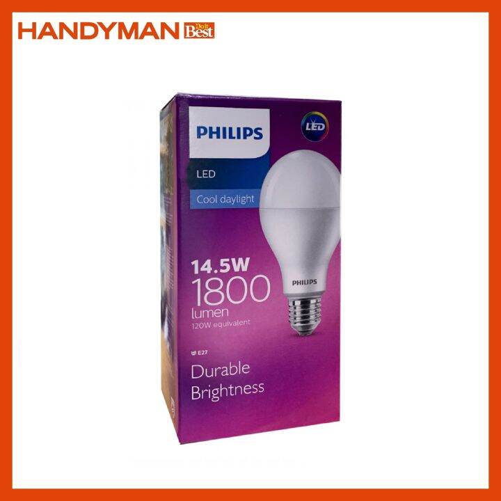 Philips LED Bulb A67 14.5 Watts E27 Cool Daylight | Lazada PH