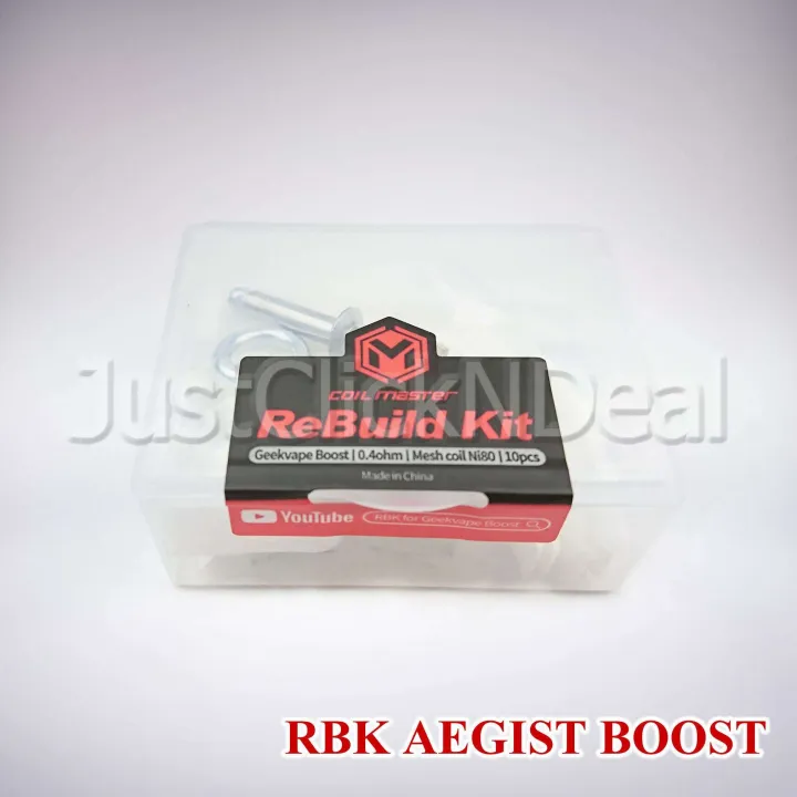 Coil Master ReBuild Kit RBK For Aegist Boost Pod Authentic | Lazada ...