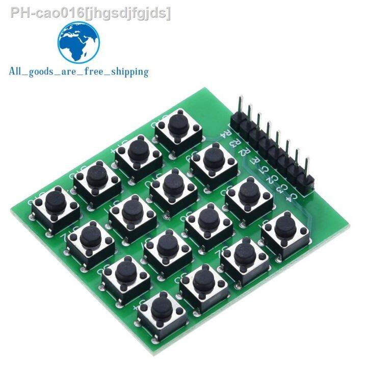 4x4 Matrix 16 Keypad Keyboard Module 16 Button Mcu for Arduino | Lazada PH