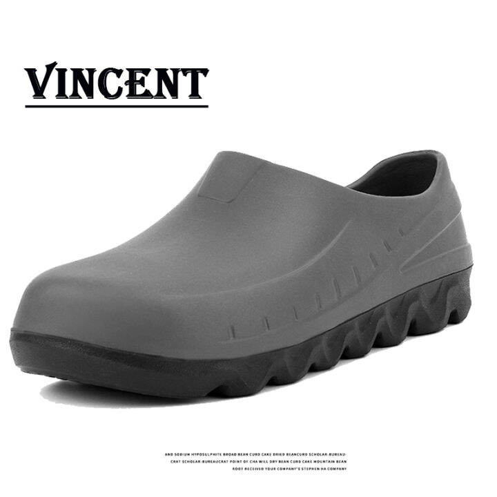 VINCENT Men Chef Shoes Kitchen Shoes EVA Waterproof Garden Clogs Shoes ...