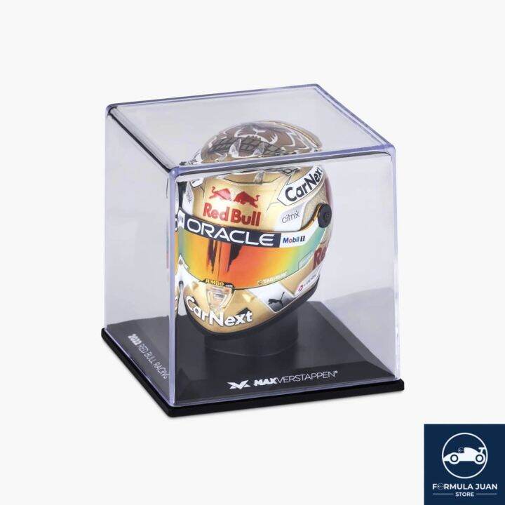 Red Bull Racing 1:4 Max Verstappen World Championship 2022 Mini Helmet (Official F1 Merch ...