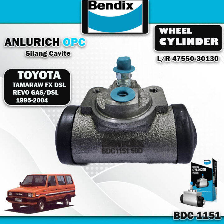 WHEEL CYLINDER REAR TOYOTA TAMARAW FX DSL/REVO GAS/DSL 1995-2004 (Left ...