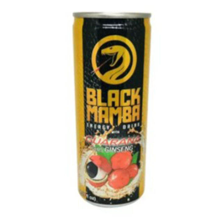 Black Mamba Energy Drink w/ Guarana plus Ginseng 235ml | Lazada PH