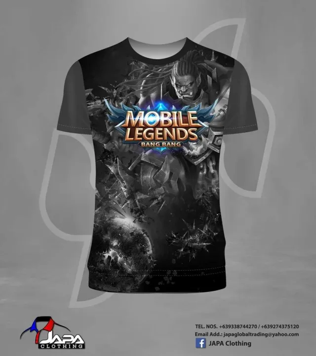 MOBILE LEGENDS T-SHIRT - SUBLIMATION PRINT | Lazada PH