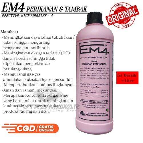 Vitamin Em4 Warna Pink Perikanan Dan Tambak Molase 1 Liter Atau ...