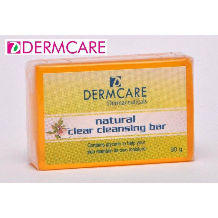 Dermcare Natural Clear Cleansing Bar (Transparent Cleansing Bar) 90gms ...