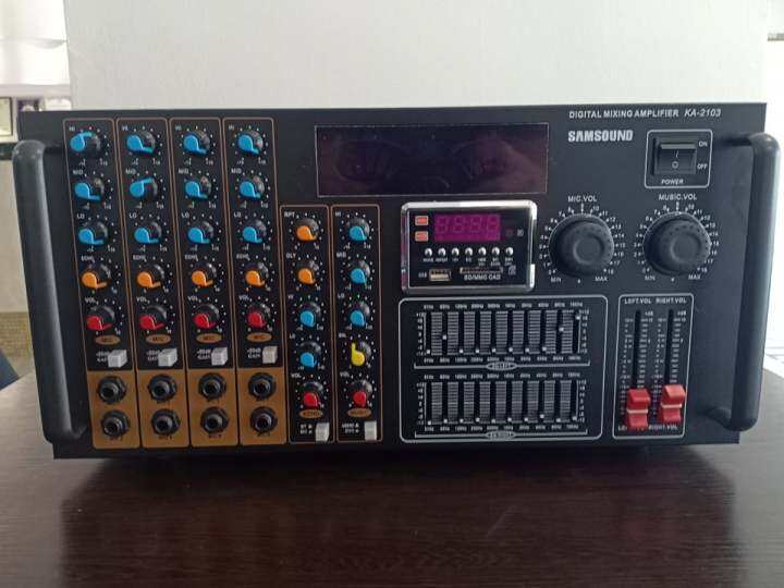 【SAMSOUND】KA-2103 PROFESSIONAL STEREO AMPLIFIER / Audio Amplifier ...