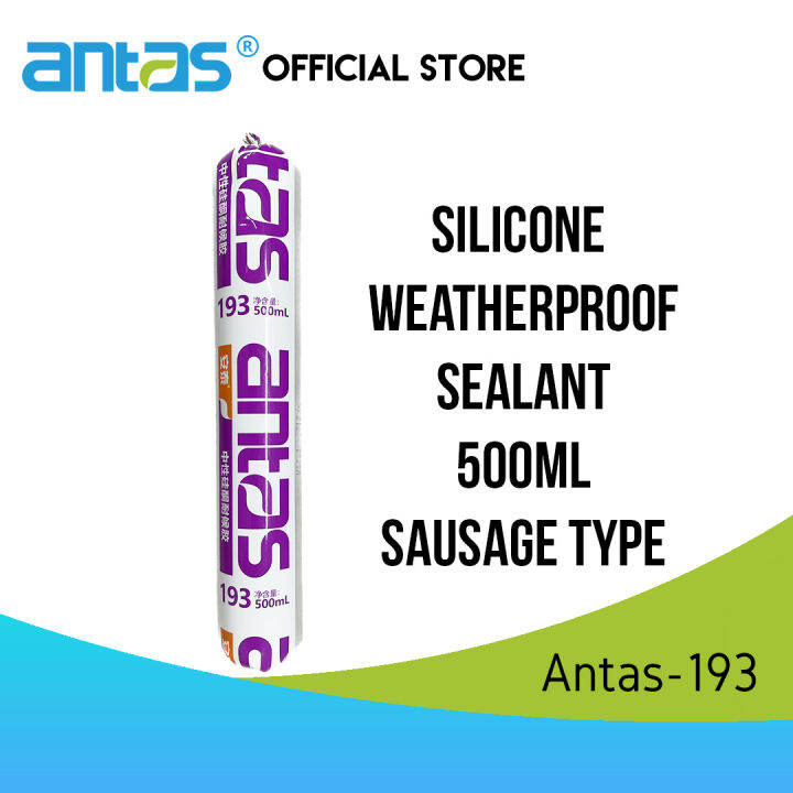 Antas 193 Weatherproof Silicone Sealant 500ml Sausage | Lazada PH