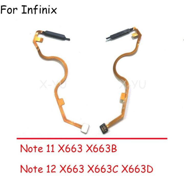 สำหรับ Infinix Note 11 12 X663 X663B X663C X663D ปุ่มโฮมเซ็นเซอร์ ...